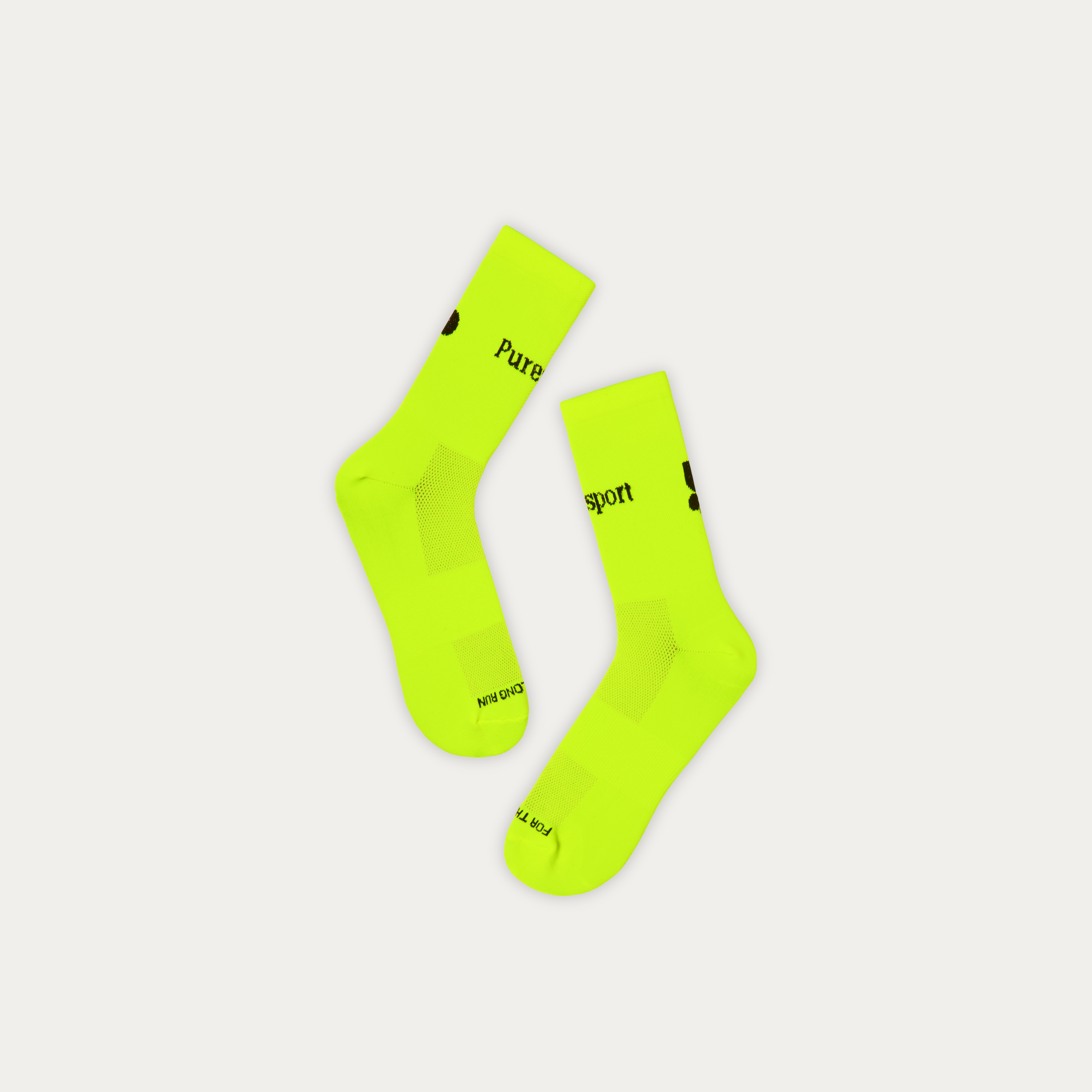 Yellow Performance Running Socks – Puresport