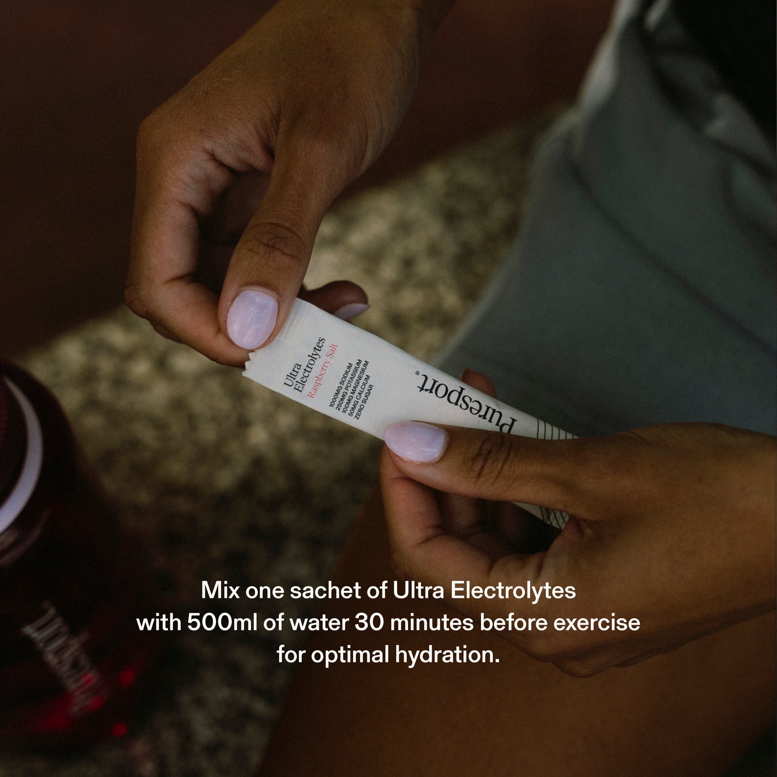 Raspberry Salt Ultra Electrolytes | 30 Pack Electrolyte Sachets – Puresport